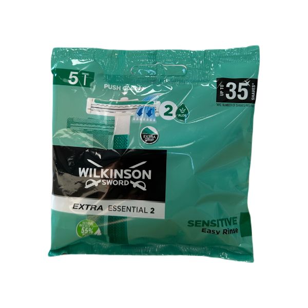 Wilkinson Sword Extra 2 Sensitive Disposable Razors (5-pack) – Reavley ...