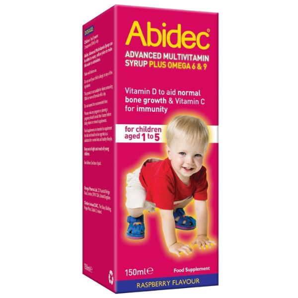 Abidec Advanced Multivitamin Syrup Plus Omega 6 & 9 150ml – Reavley ...