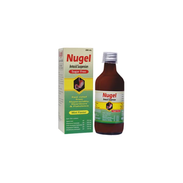 Nugel Sugar Free Antiacid Suspension 200ml – Reavley Chemist GH
