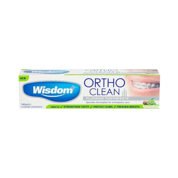 Wisdom Ortho Clean Orthodontic Toothpaste 100ml – Reavley Chemist GH