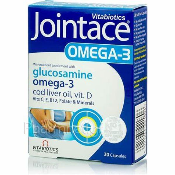 VITABIOTICS Jointace Omega-3 & Glucosamine 30 Capsules – Reavley Chemist GH