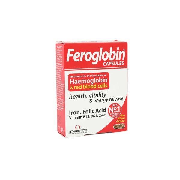Vitabiotics Feroglobin B12 Slow-Release Capsules 30s – Reavley Chemist GH